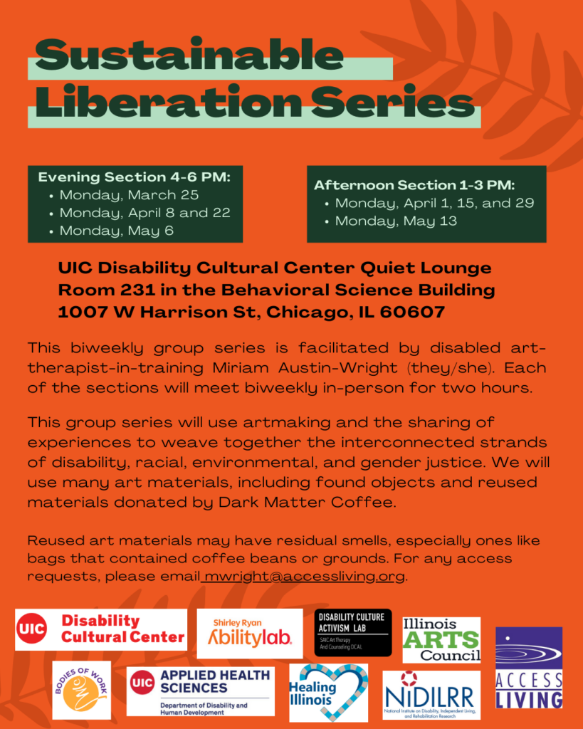 Sustainable Liberation Series - Access Living