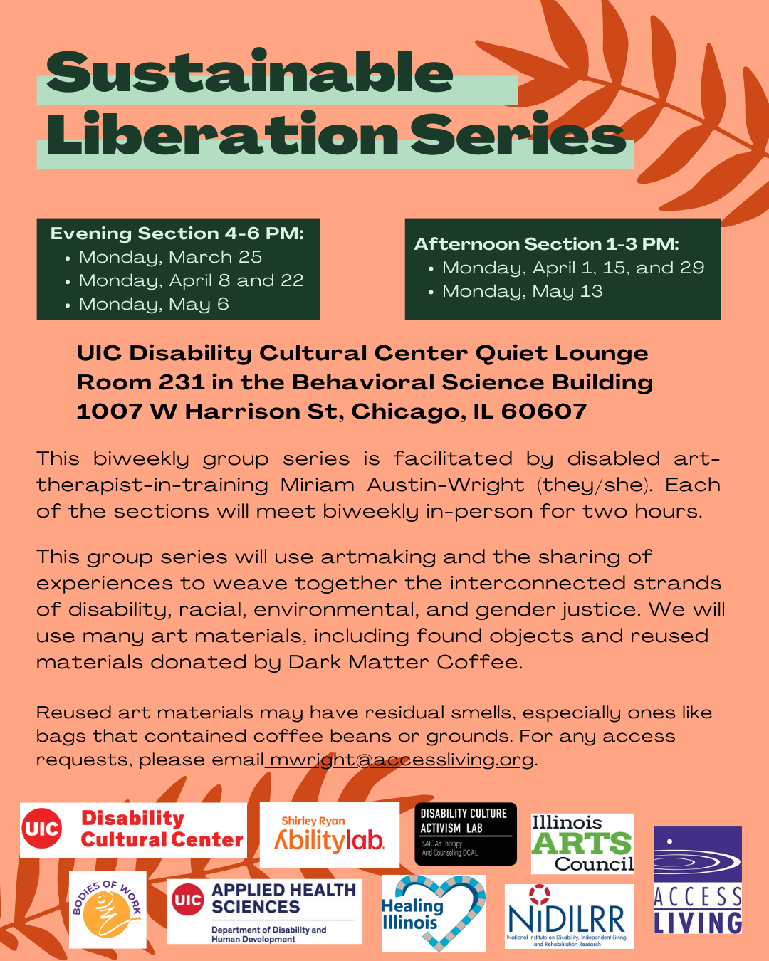 Sustainable Liberation Series - Access Living